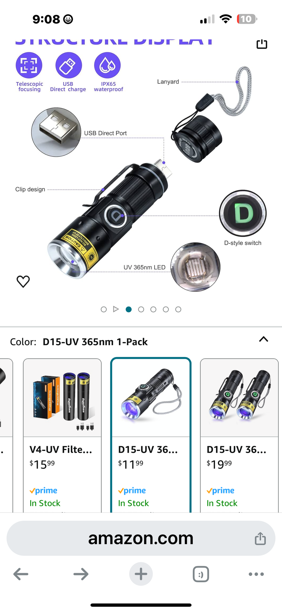 Shortwave Ultraviolet UV Lamps, Fluorescent Minerals | UV Tools ...